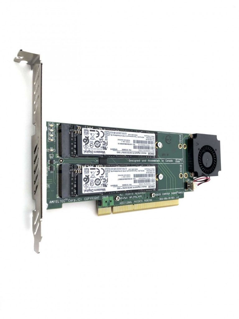 SQUID PCI Express Carrier Boards™ for M.2 SSD modules