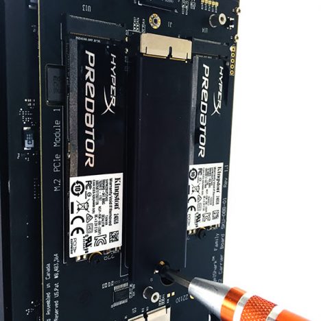 For M.2 PCIe SSD modules (Mac Pro (Late 2013) cylinder)