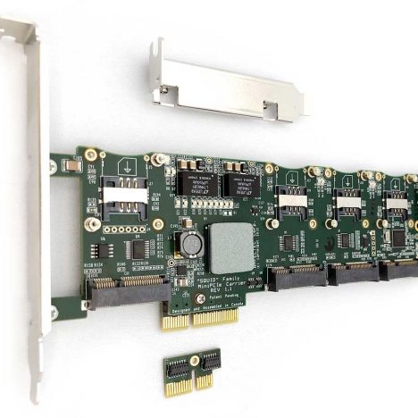 Gen 3 PCI Express Carrier Board for 6 MiniPCI express modules SQUID ...