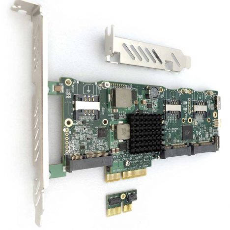 Gen 3 PCI Express Carrier Board for 6 MiniPCI express modules SQUID ...