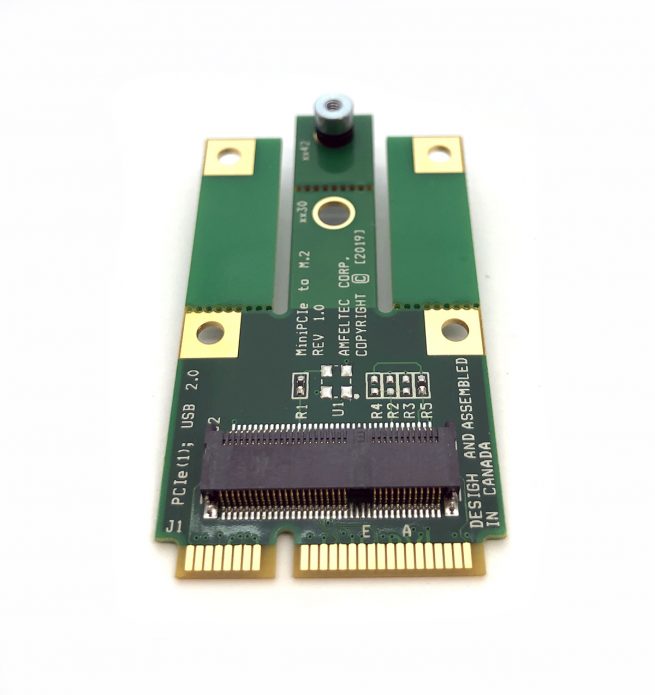 MiniPCI Express to M.2 PCIe (1) Adapter (E-key)