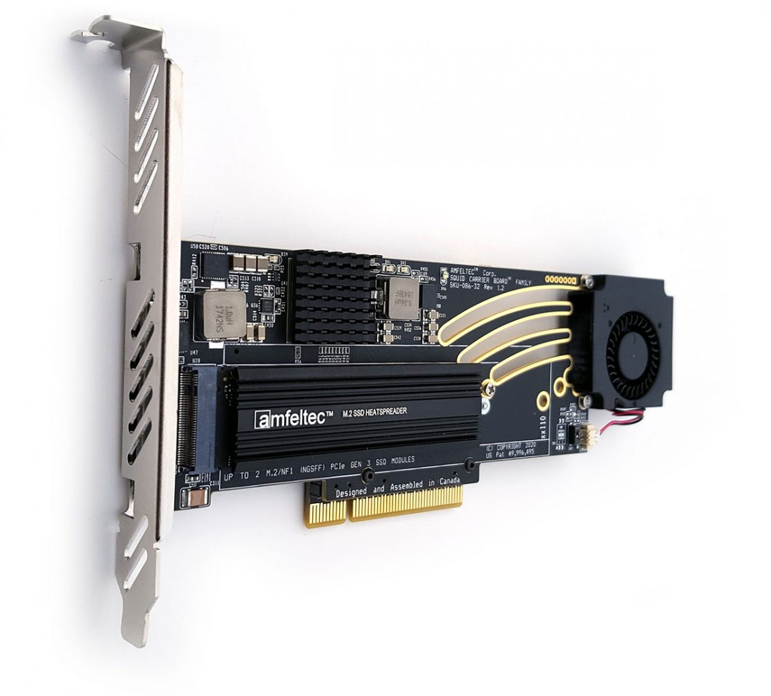 SQUID PCI Express Carrier Boards™ for M.2 SSD modules