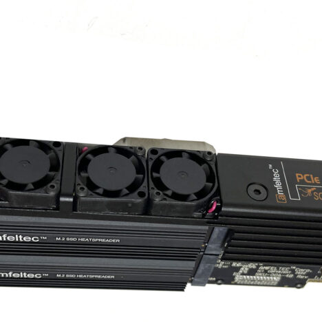 PCI Express Gen 4 Carrier Board for four M.2 PCIe SSD modules ...