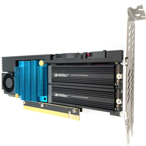 PCI Express Gen 4 Carrier Board for eight (8) M.2 PCIe SSD modules ...