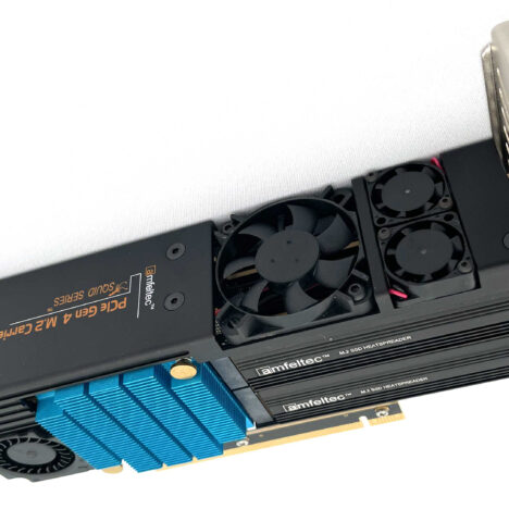 PCI Express Gen 4 Carrier Board for eight (8) M.2 PCIe SSD modules ...